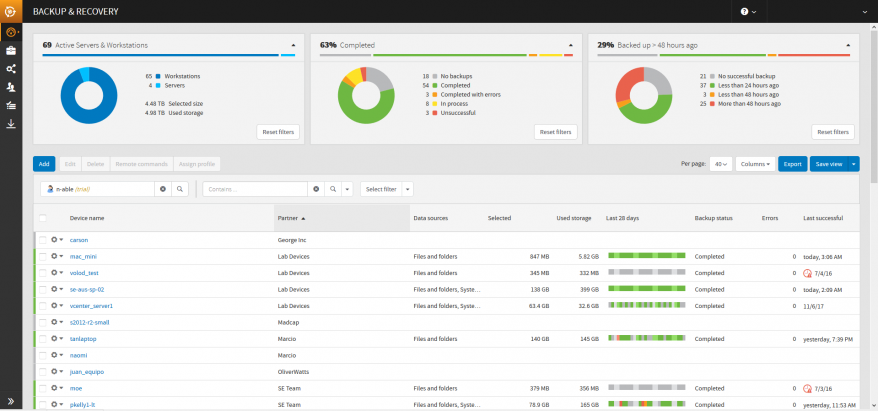 Backup Pro - Administrator Systems
